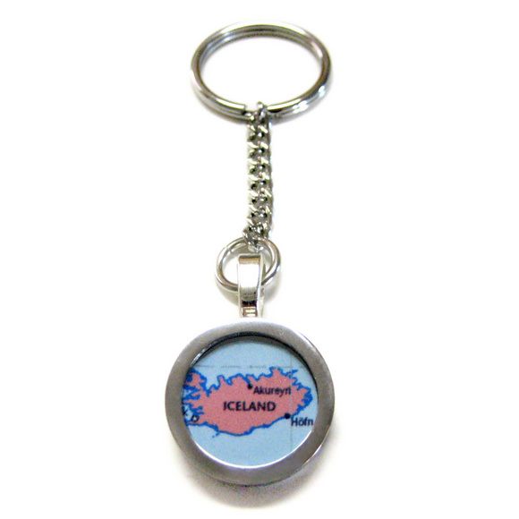 Kiola Designs | Accessories | Iceland Map Keychain | Poshmark